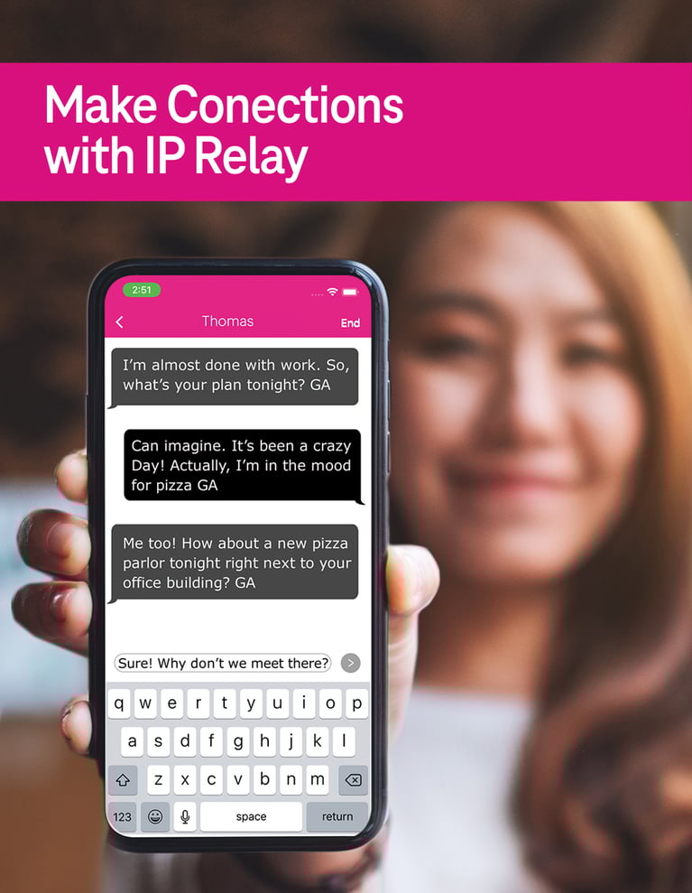 Text Calls with IP Relay