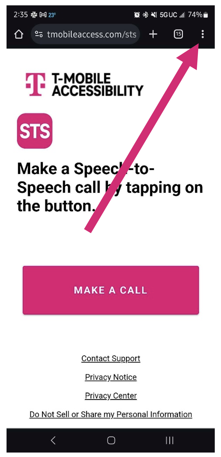 STS Icon Instructions | T-Mobile Accessibility